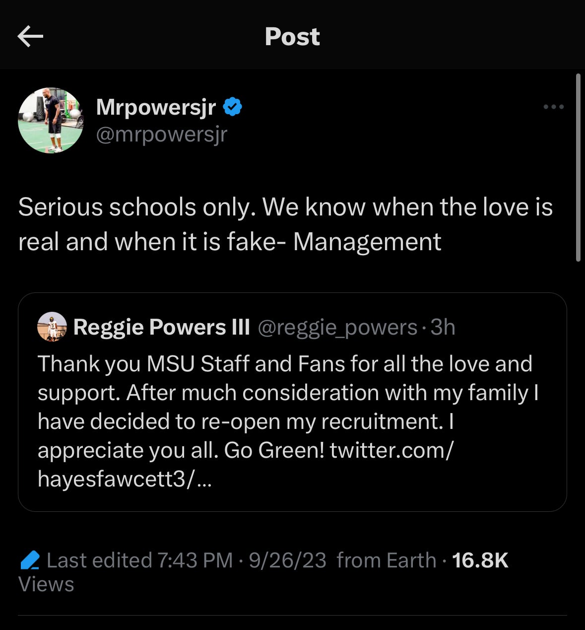 Reggie Powers Dad