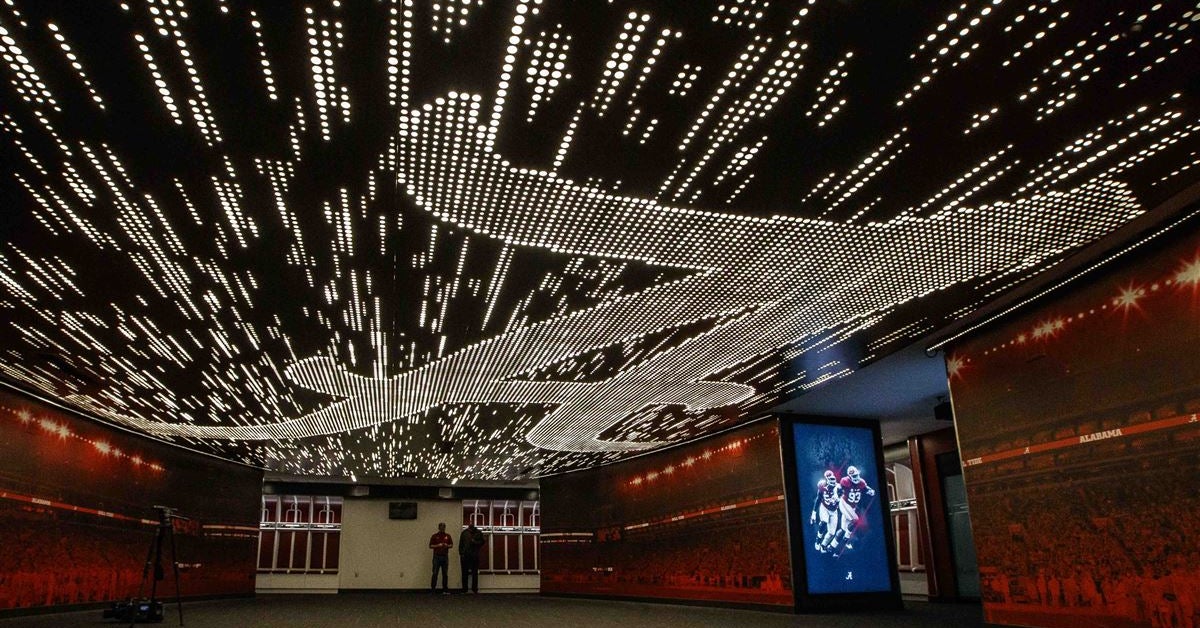 Photos: Tour Alabama's new locker room, tunnel at Bryant-Denny