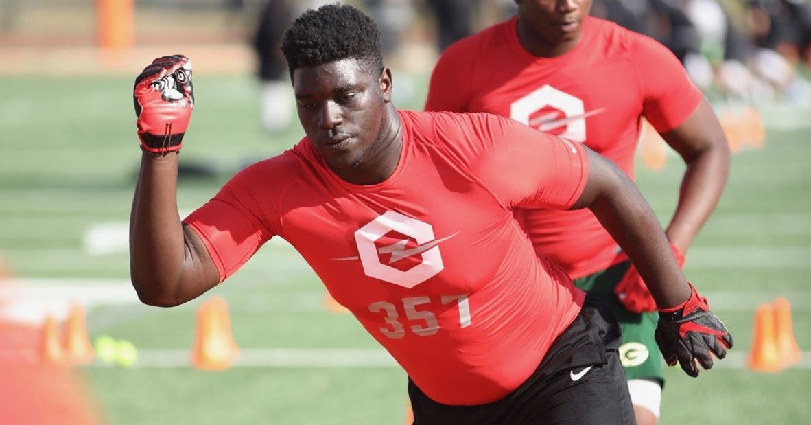 WATCH: UGA DL signee Nazir Stackhouse trains with Marcus Howard