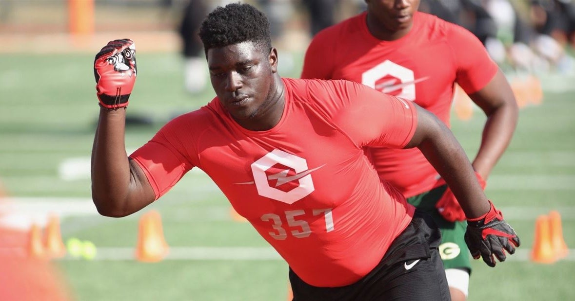 WATCH: UGA DL signee Nazir Stackhouse trains with Marcus Howard