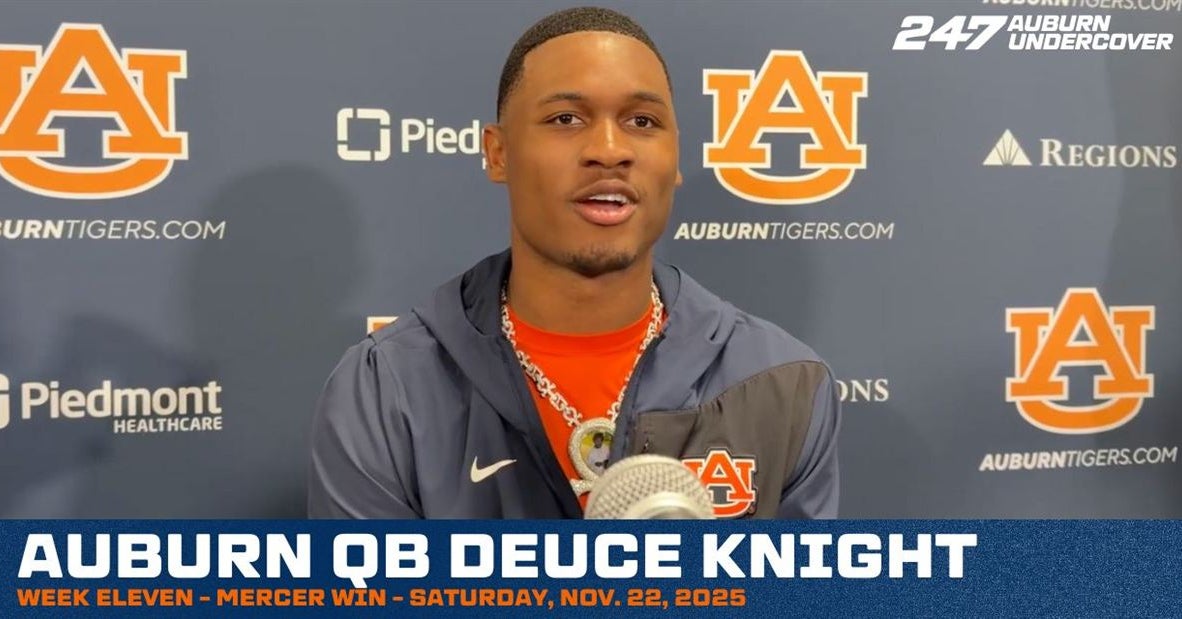 VIDEO: Auburn QB Deuce Knight talks first career start