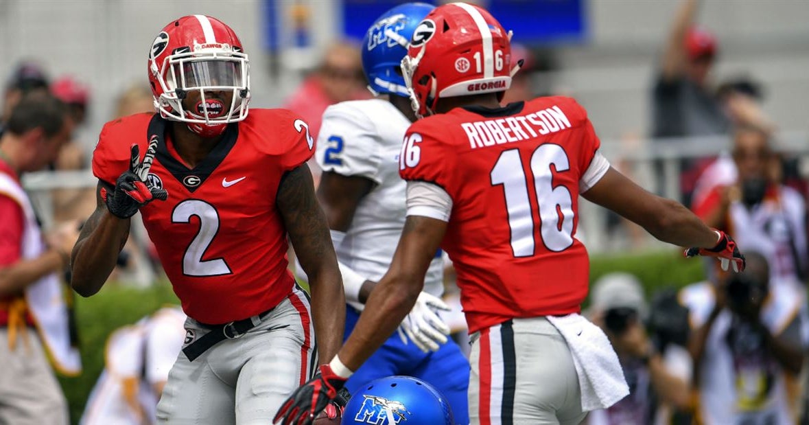Game of firsts for UGA in 49-7 win over Middle Tennessee
