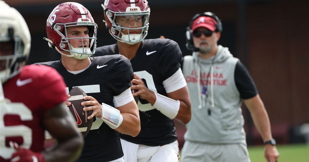 What to make of 'competition' at quarterback for Alabama through two games?