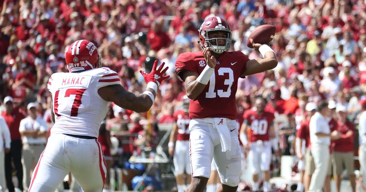 Arkansas faces most explosive offense in Alabama history