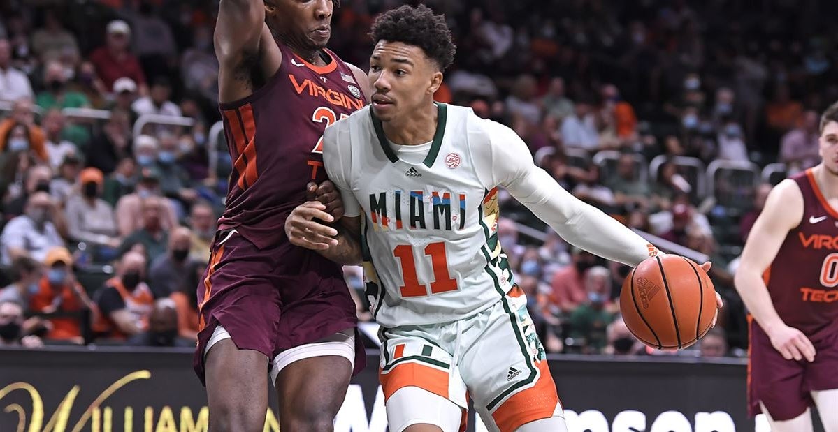 PHOTOS: Hurricanes basketball new uniforms against Virginia Tech