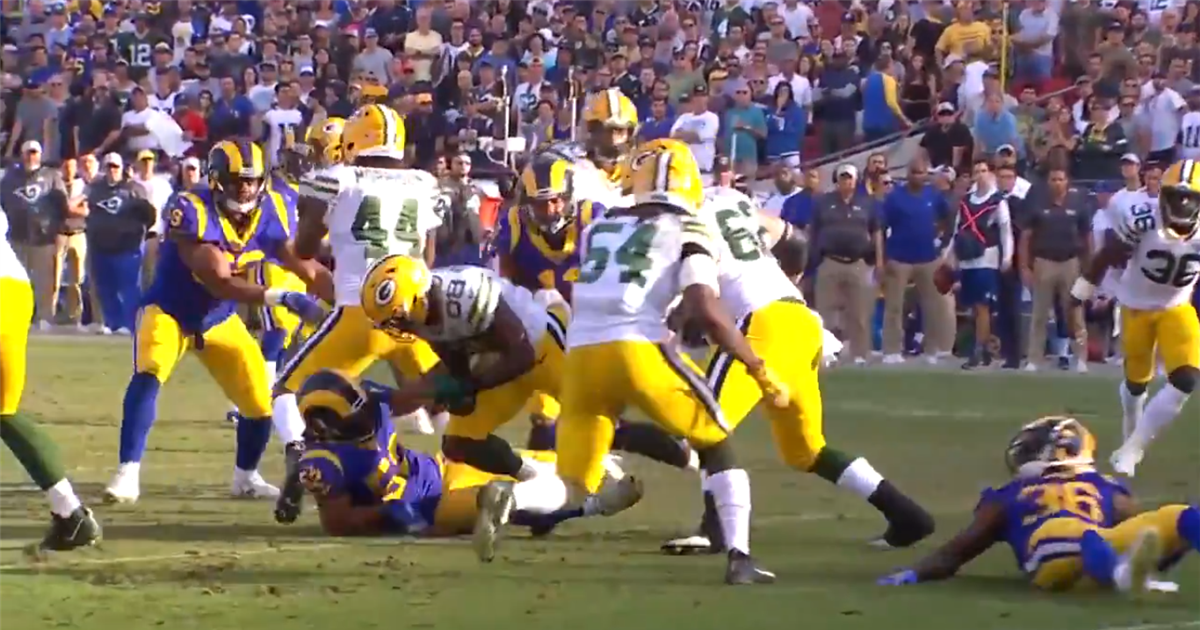 Highlights of Packers 29-27 loss to Rams