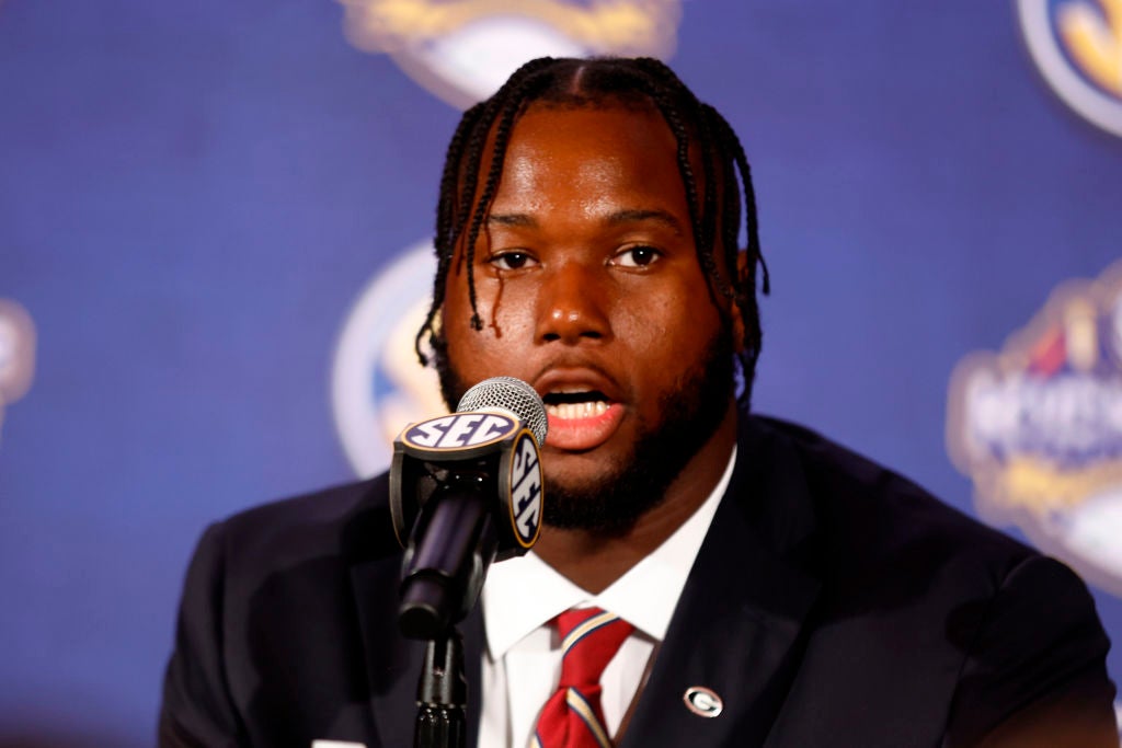 SEC football media days 2023: Georgia OL Sedrick Van Pran calls for ...
