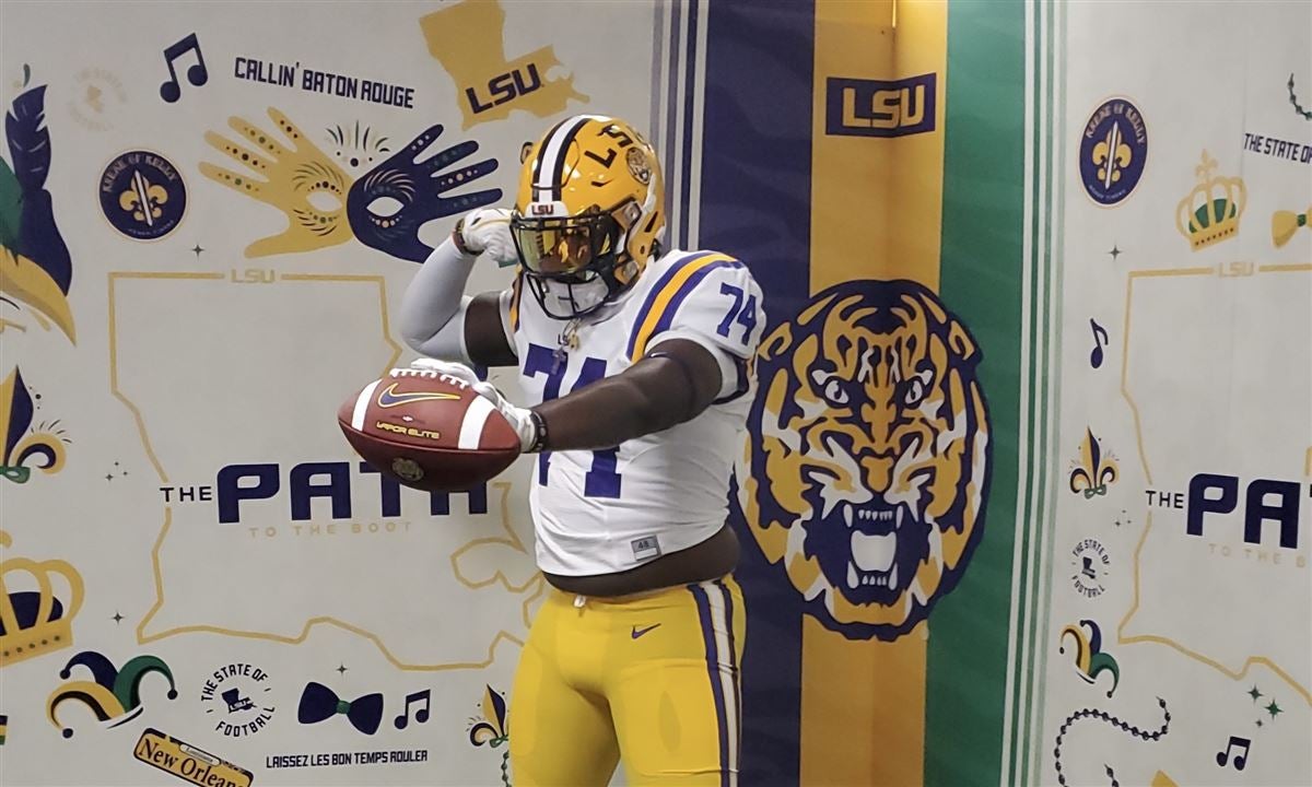 LSU "high on the list" for four-star lineman Caleb Holmes