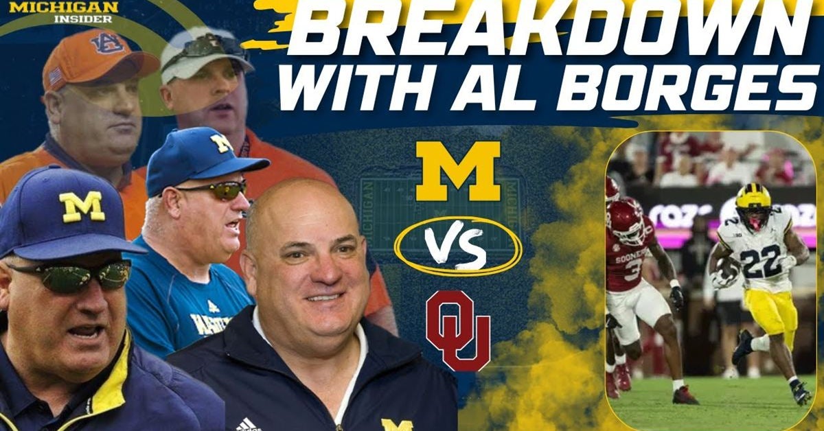 Michigan offensive breakdown with Al Borges (week 2) - Oklahoma recap ...