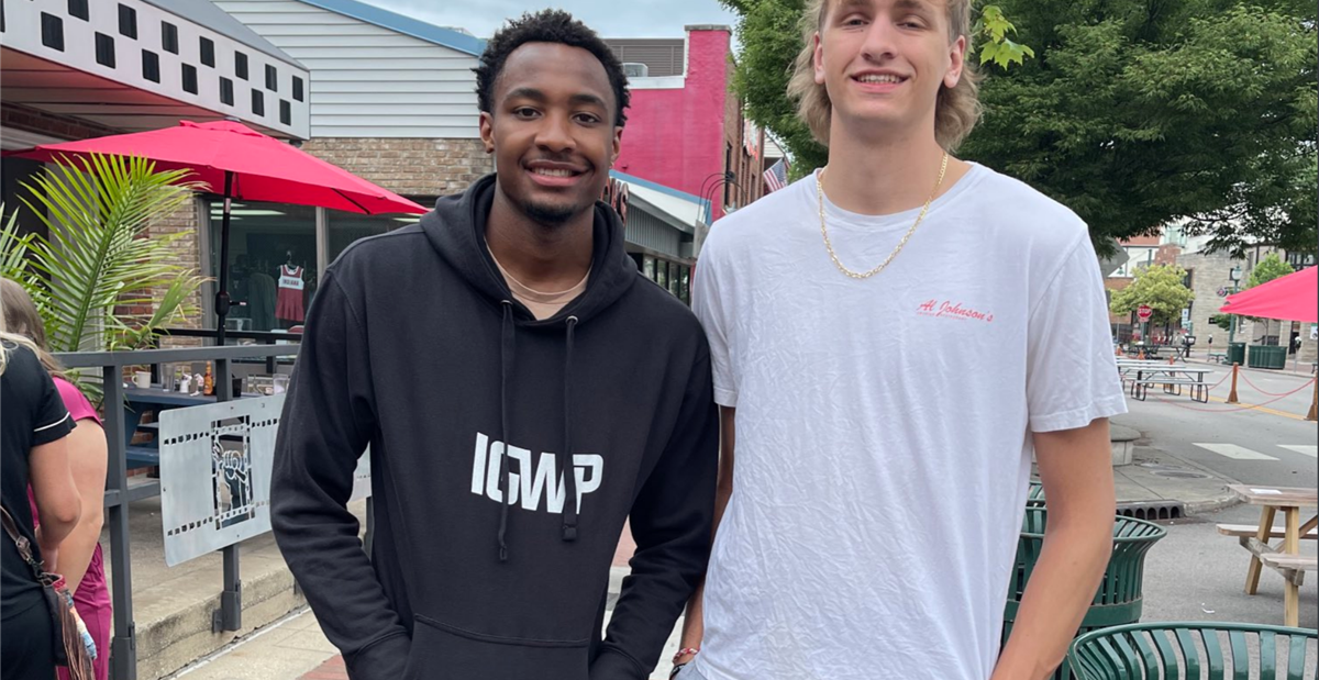 Freshmen Tamar Bates and Logan Duncomb arrive at Indiana