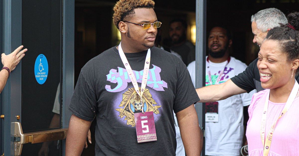 FSU DL commit Bishop Thomas recaps in-home visit from coach YAC, talks ...