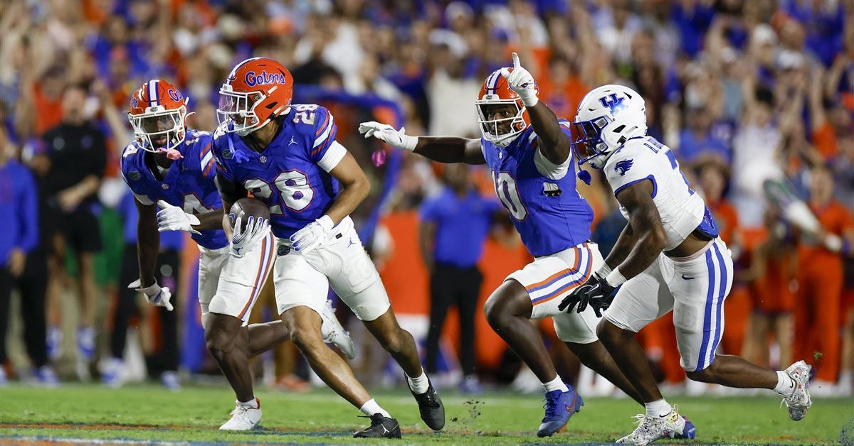 With three interceptions vs. Kentucky, Gators defense matches total ...