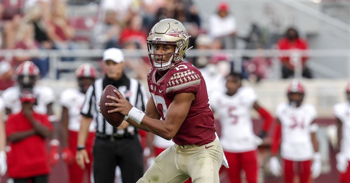 WATCH: Jordan Travis puts FSU up early with a 23-yard TD run