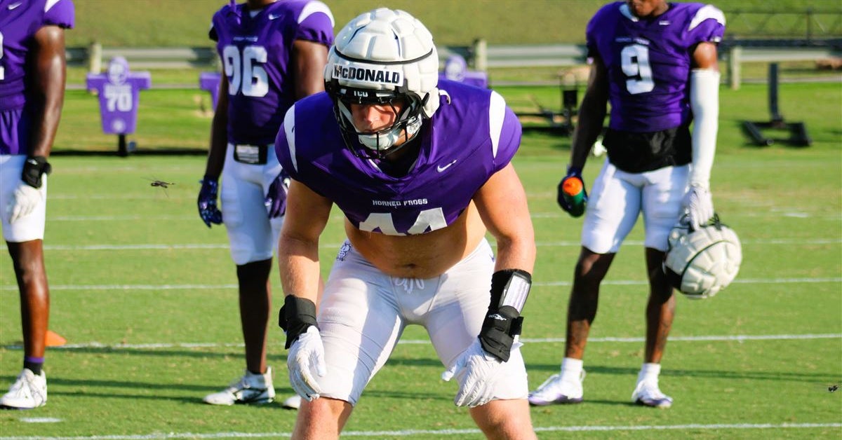 TCU's Cooper McDonald discusses upcoming SMU game