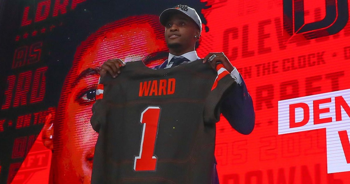 Watch: Denzel Ward reads letter from mom on draft night
