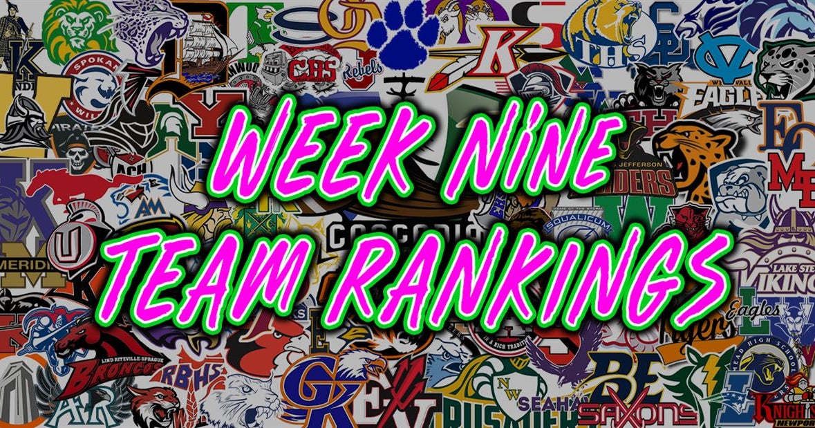 UPDATED: Top Ten Team Rankings: Week 9