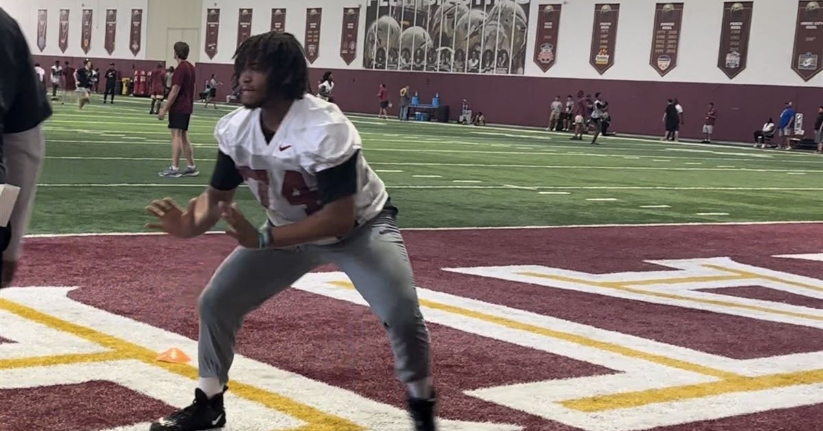 FSU offers 2025 OT Sean Poret at Elite Camp
