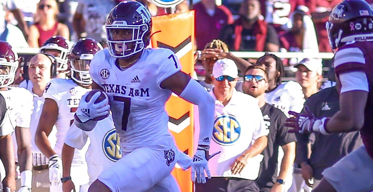 WATCH: Moose Muhammad TD catch allows Texas A&M to tie it up at No. 1 ...