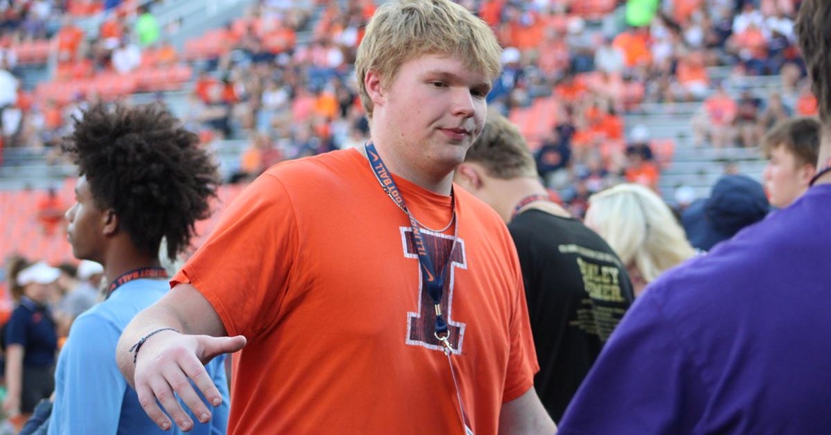 2025 Wisconsin OL Griffin Rousseau visits Illini again: 'It truly is a ...