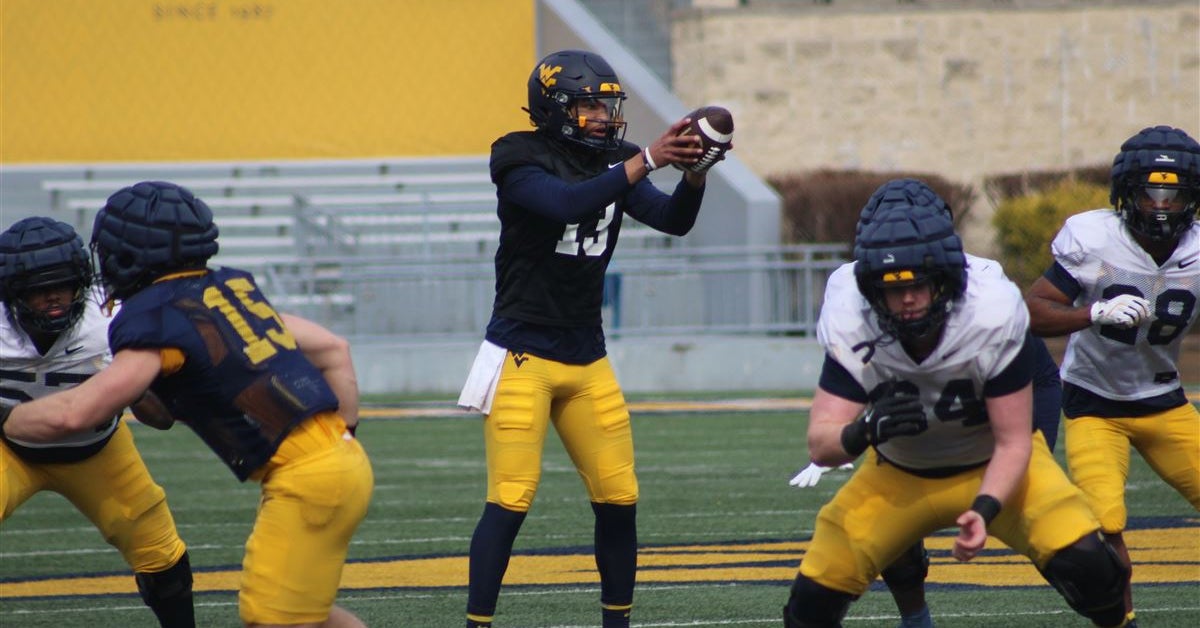 Photos from WVU Football's first open spring practice
