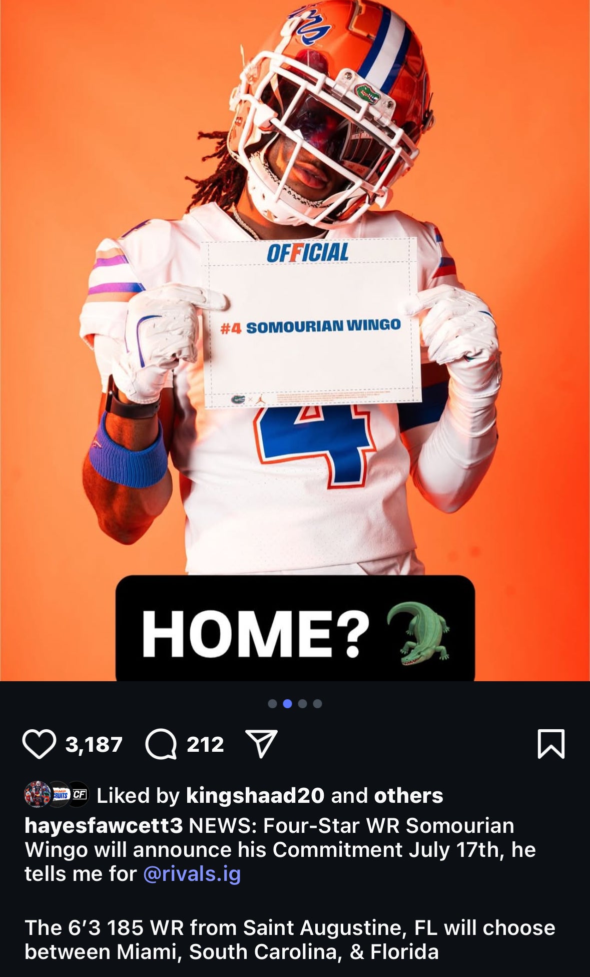 Samourian Wingo to announce soon…