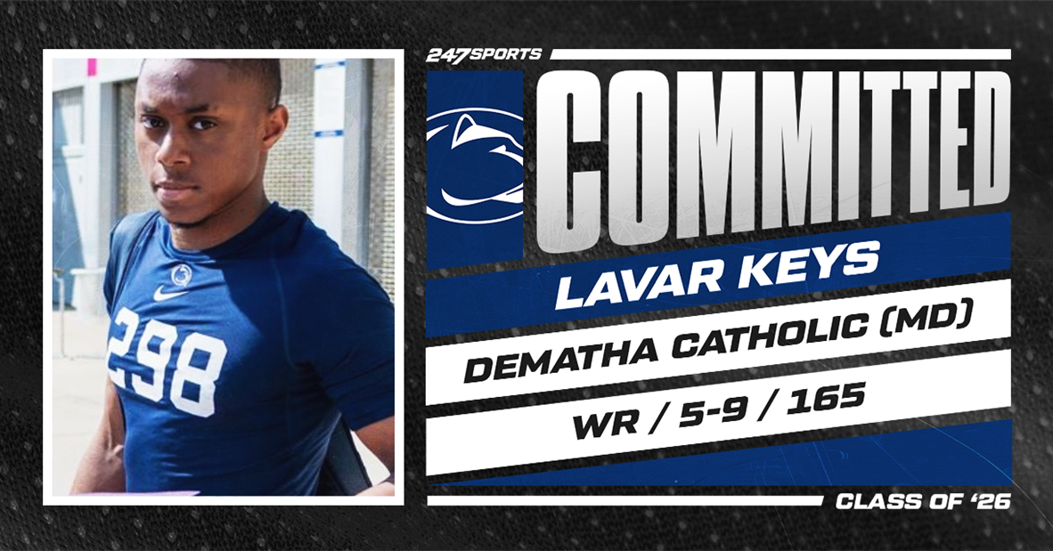 WR Lavar Keys feels connection with Penn State, commits to Nittany Lions