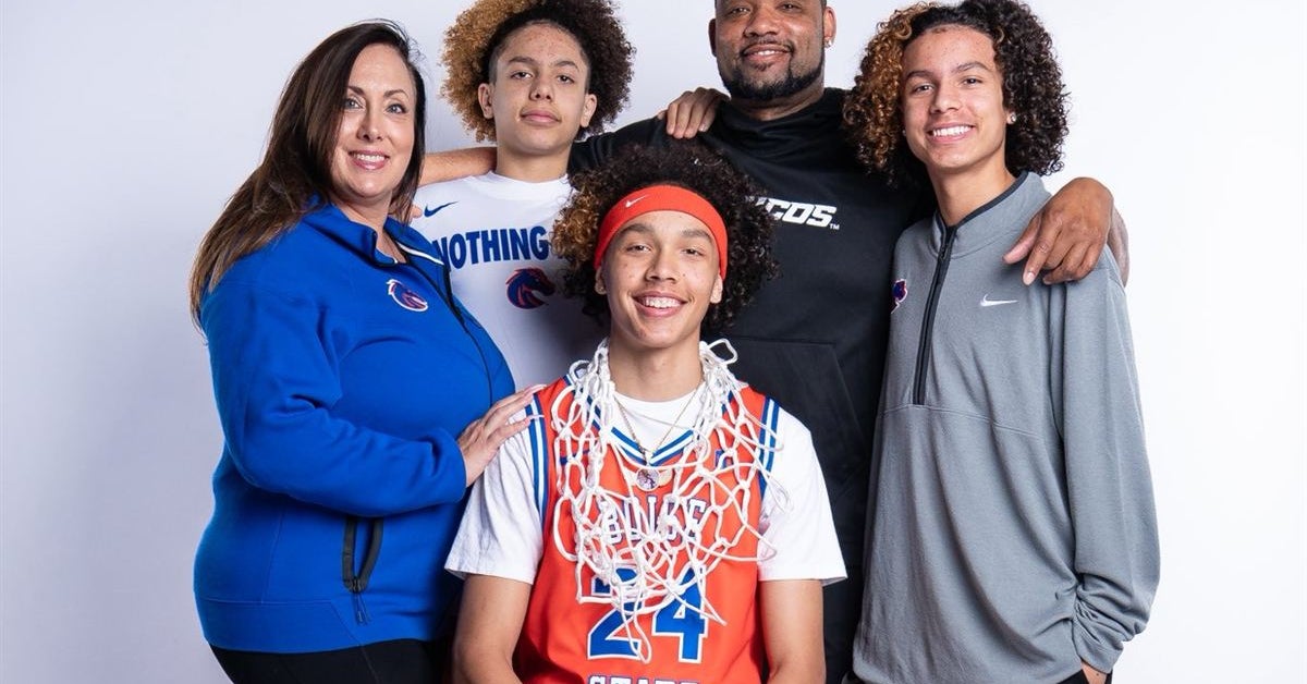 Four star basketball talent Brandon Mason Jr. visits Boise State, walks ...