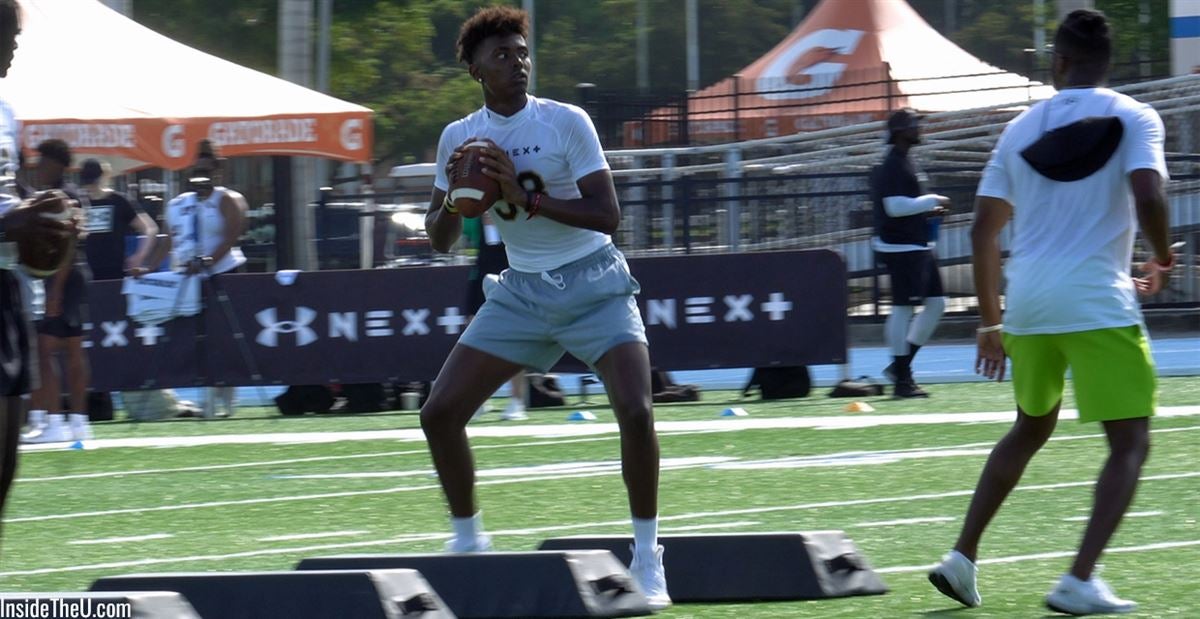 VIDEO: Miami target 2025 QB Akili Smith Jr. at UA Next Future 50
