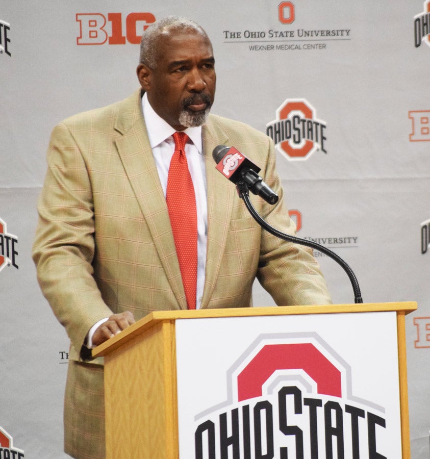 Gallery: Holtmann, family introduced at Ohio State
