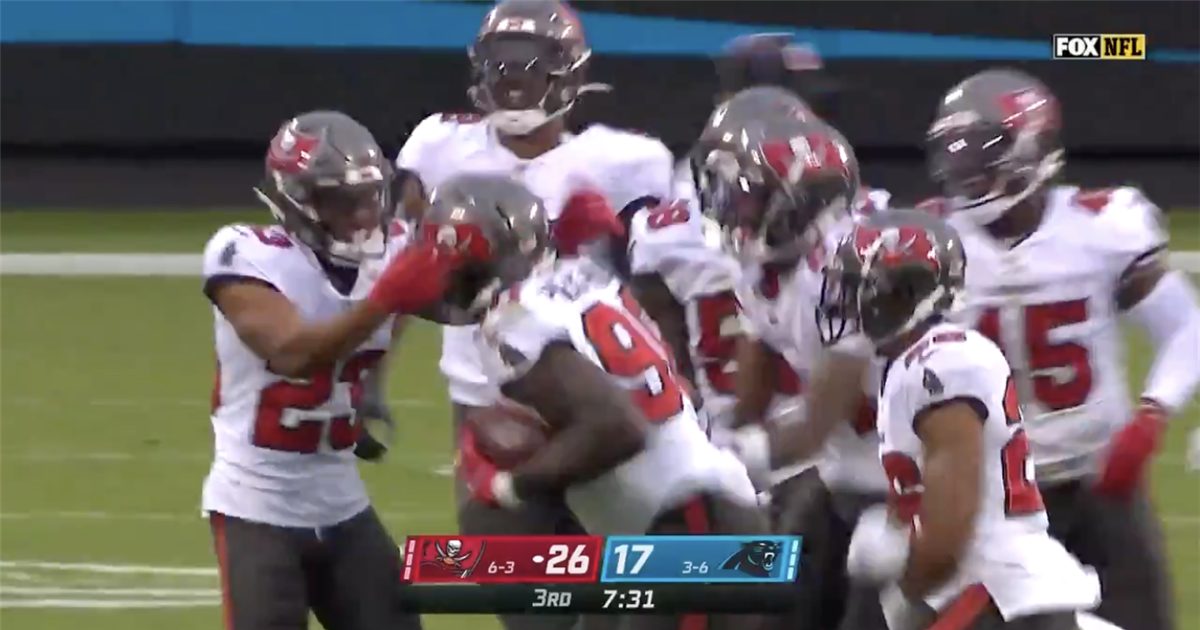 WATCH: Jason Pierre-Paul makes first pick since fireworks injury