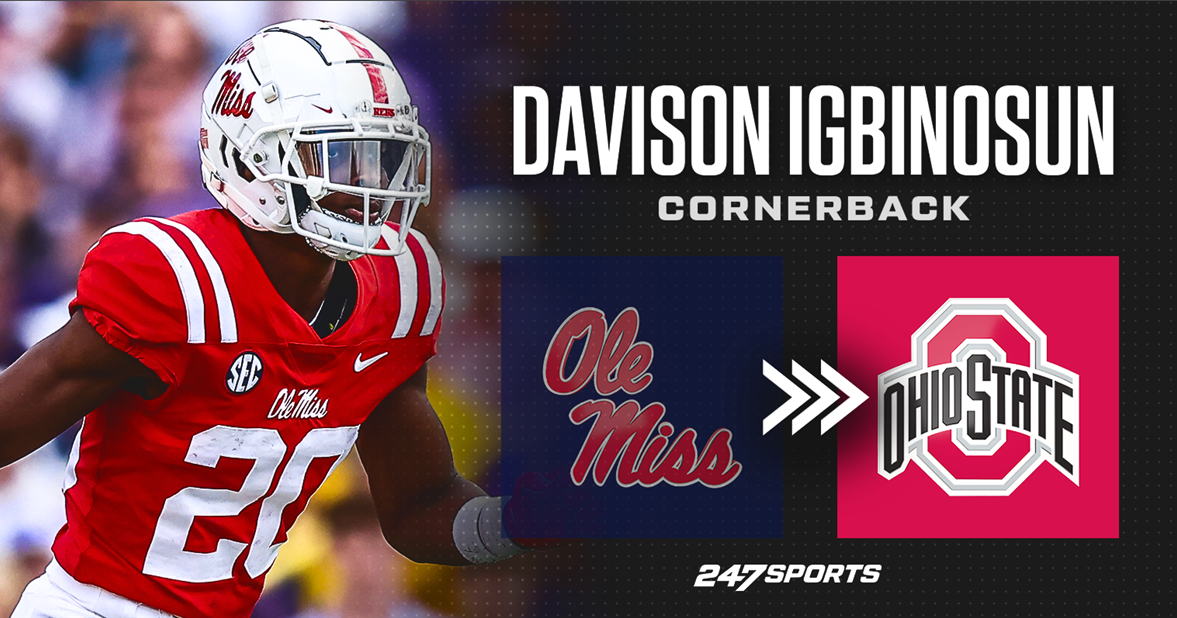 Transfer portal cornerback Davison Igbinosun announces commitment to ...