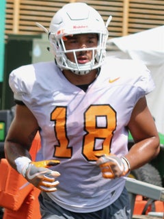 Wood-Anderson 'where I belong' as a tight end at Tennessee