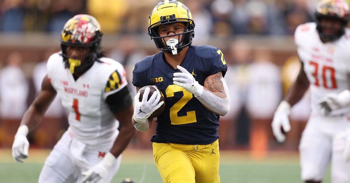 Michigan stars Blake Corum, J.J. McCarthy discuss 34-27 win in Big Ten ...
