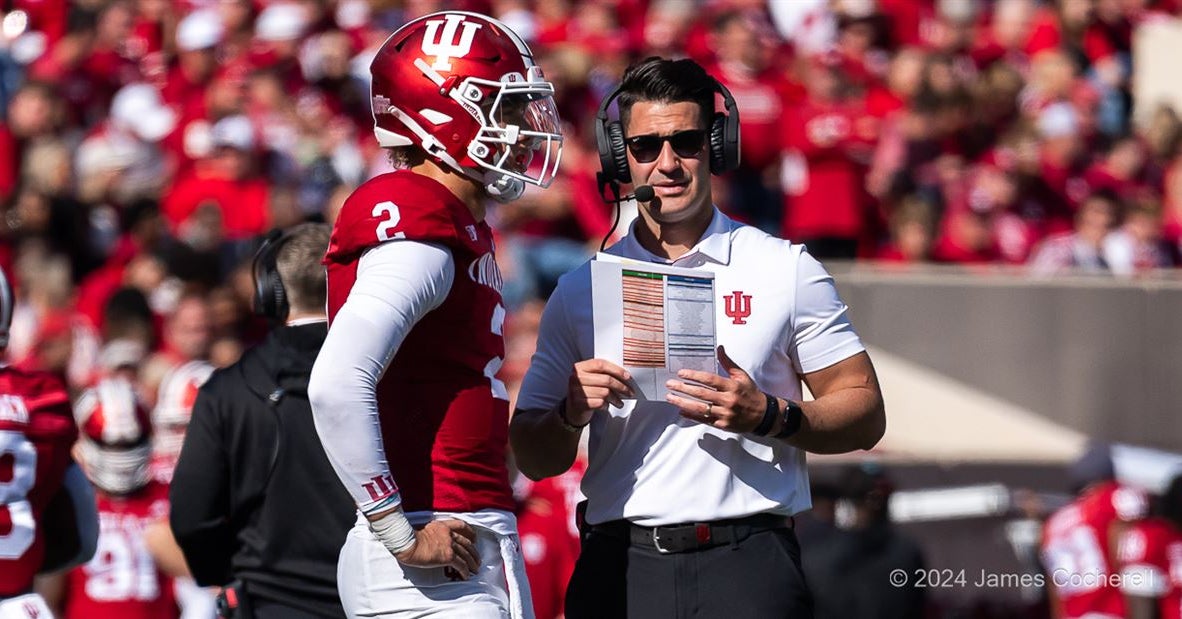 'We won't miss a step': Cignetti, Rourke react to Indiana co-OC, QB ...