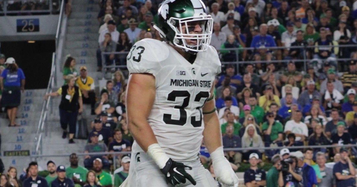 MSU LB Jon Reschke 'provided a spark' for Spartans in win