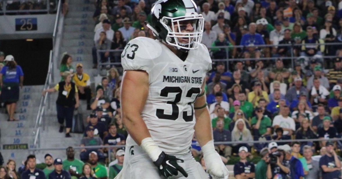 MSU LB Jon Reschke 'provided a spark' for Spartans in win