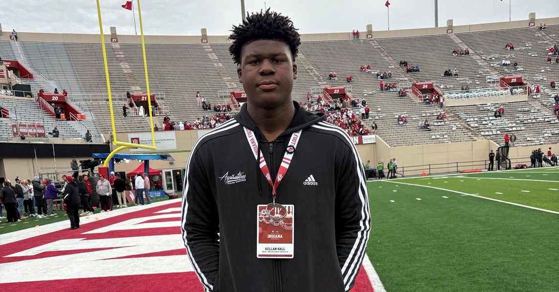Top247 D-lineman Kellan Hall enjoyed his visit to Indiana