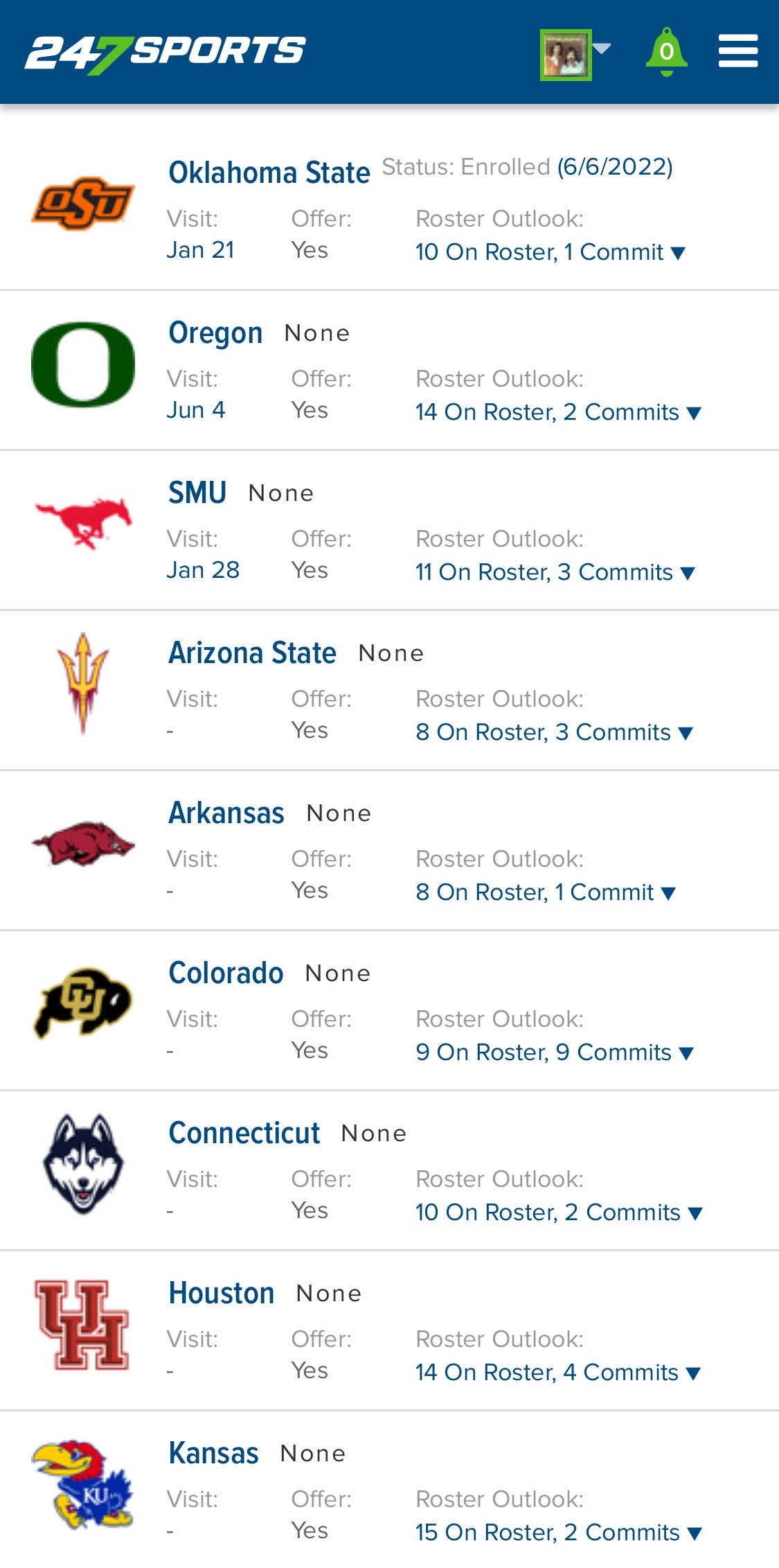 Former Oklahoma State WR Stephon Johnson commits to Houston