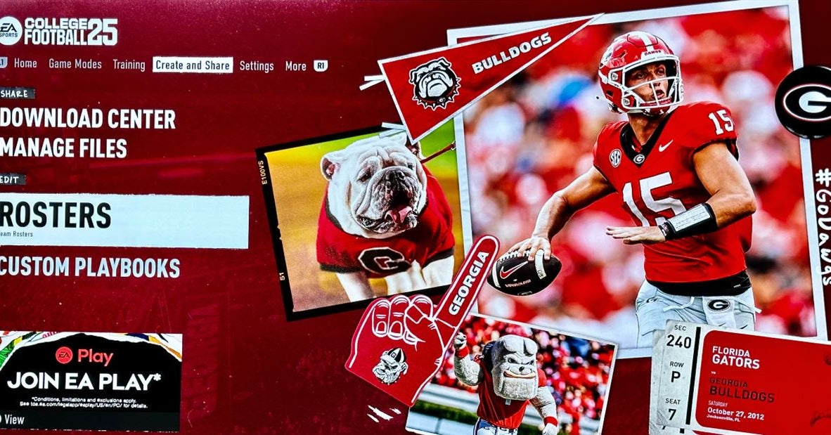 Every Georgia Bulldogs' player rating in NCAA Football 25