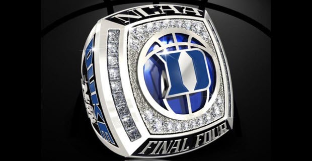 Photo: Duke unveils Final Four rings