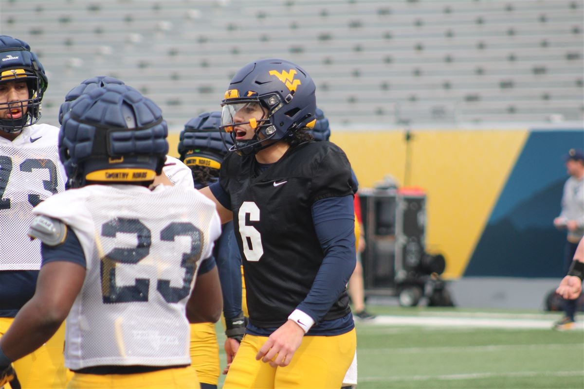 Photos from WVU Football's first open spring practice