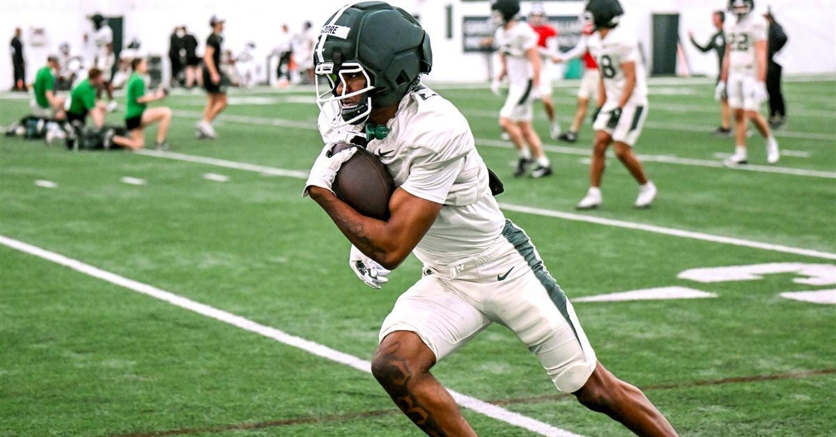 WATCH: Scenes from Michigan State's seventh day of spring football practice