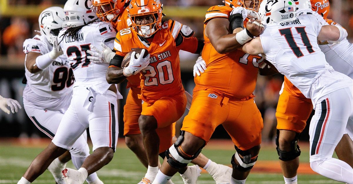 Pro Football Focus: Grades and snap counts for the 2025 Oklahoma State ...