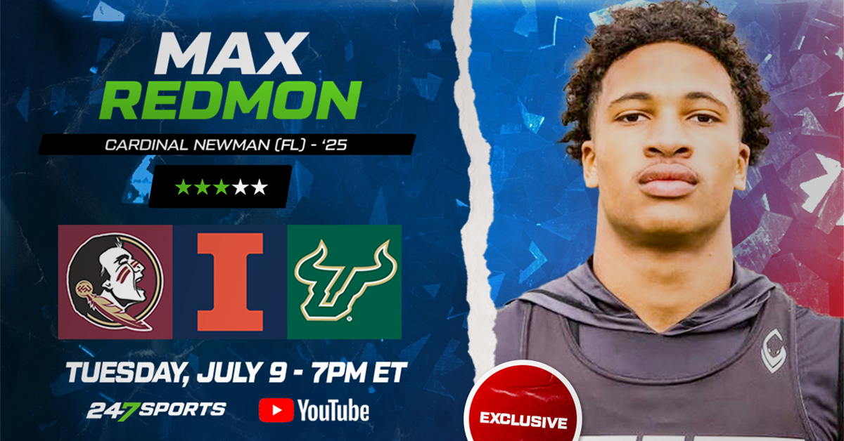 South Florida DB Max Redmon to announce college decision live on 247Sports