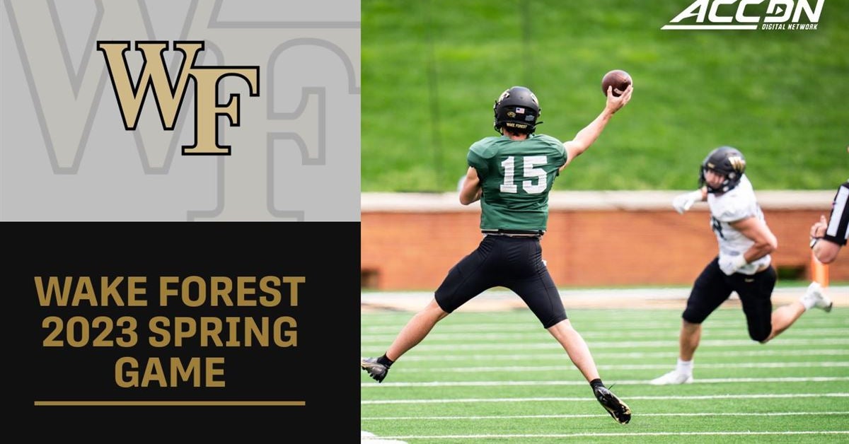 WATCH: New ACC Video: 2023 Wake Forest Spring Football Game
