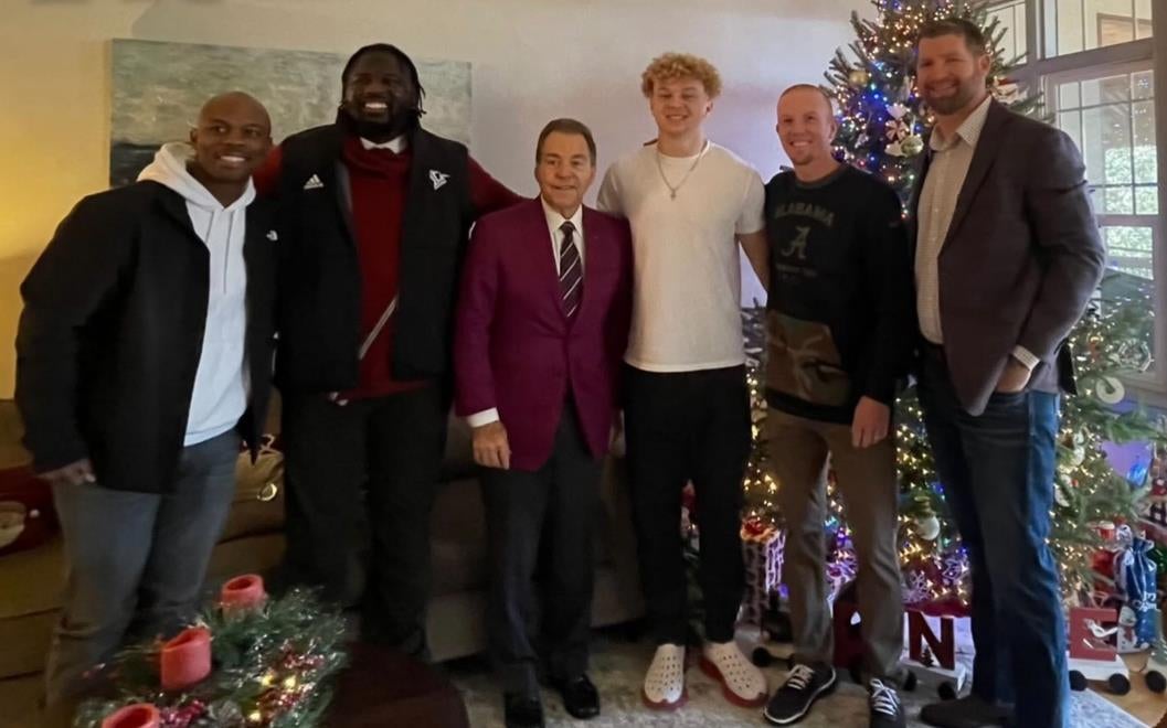 LB commit Cayden Jones recaps Nick Saban in-home visit, updates ...