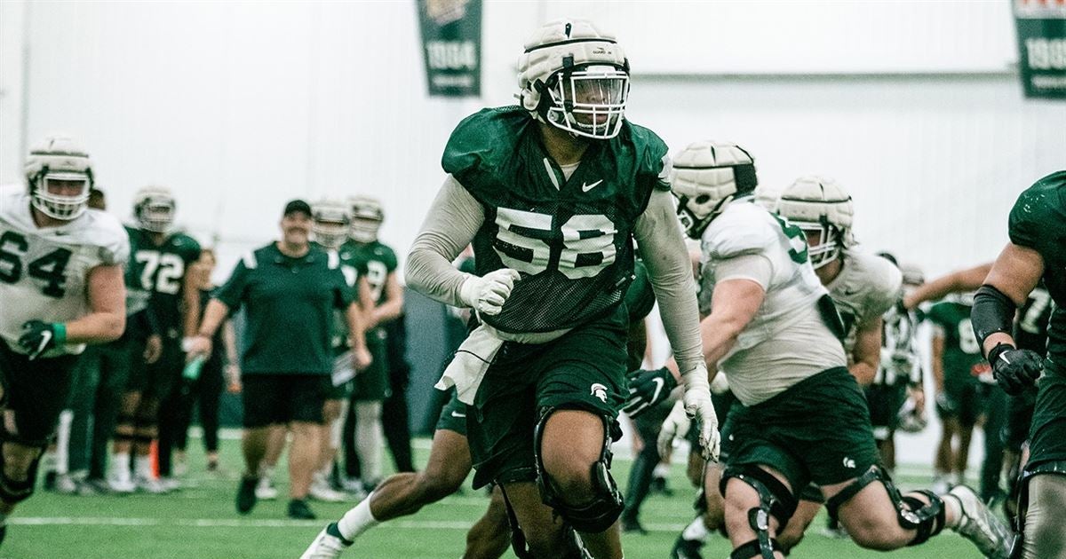 Michigan State OL Nick Samac, Spencer Brown see their chance to grab ...