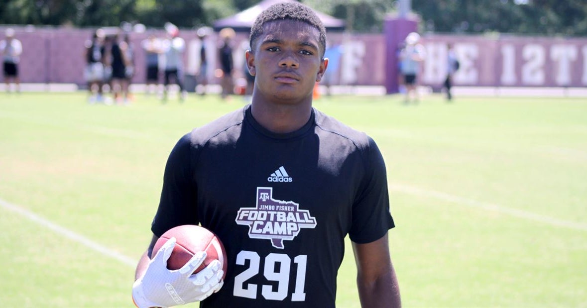 Jaidan Scott learns about "energetic" Linguist during A&M visit