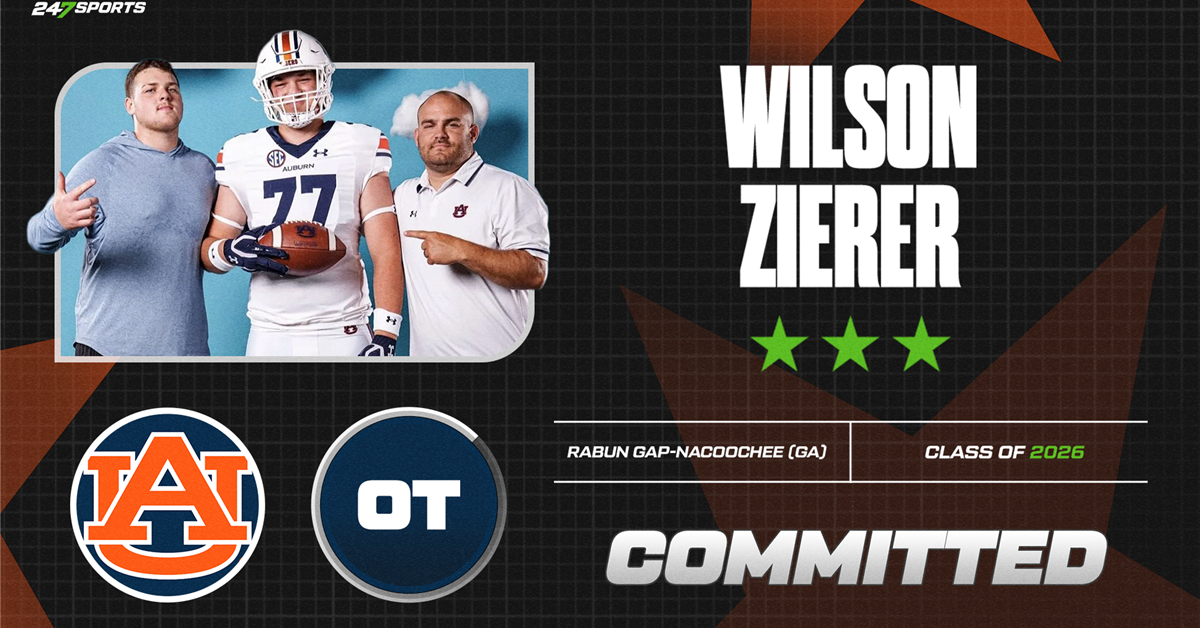 Wilson Zierer, legacy offensive tackle, commits to Auburn