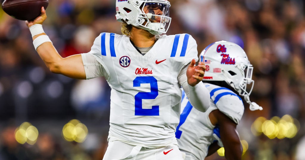 Ole Miss QBJaxson Dart has been named one of 35 quarterbacks nationally ...